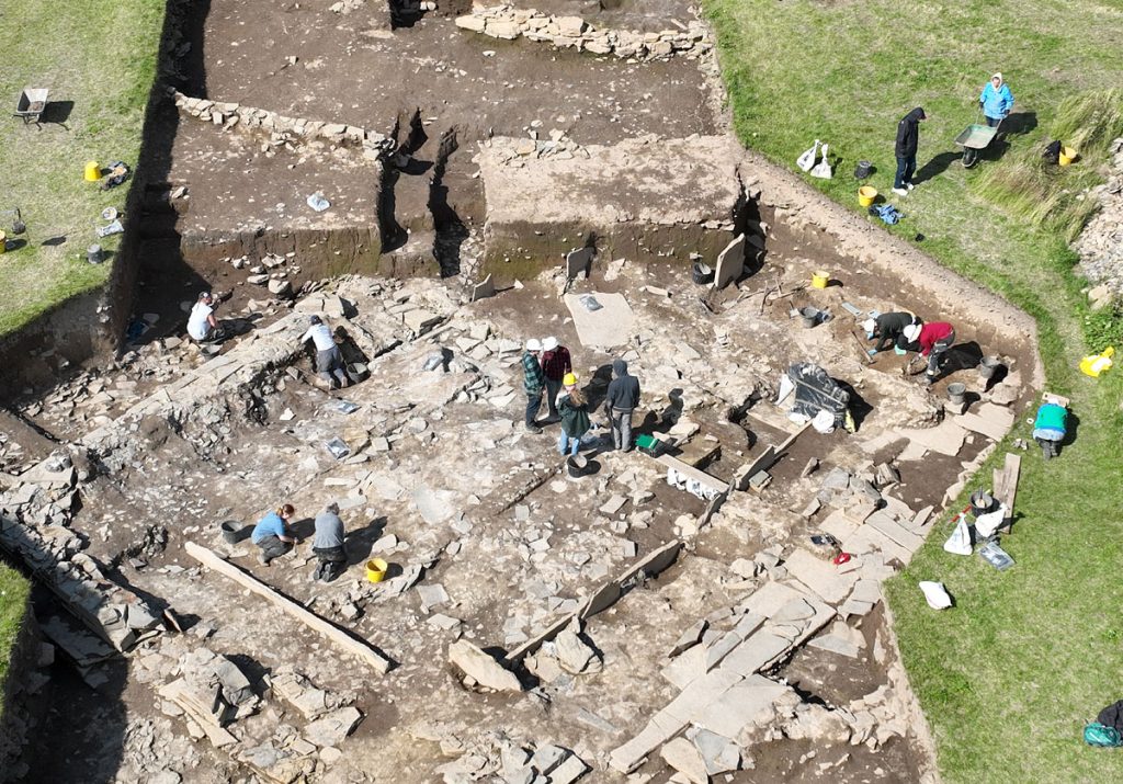 Diary Extra – Photographs of Trench T and Structure One from above ...