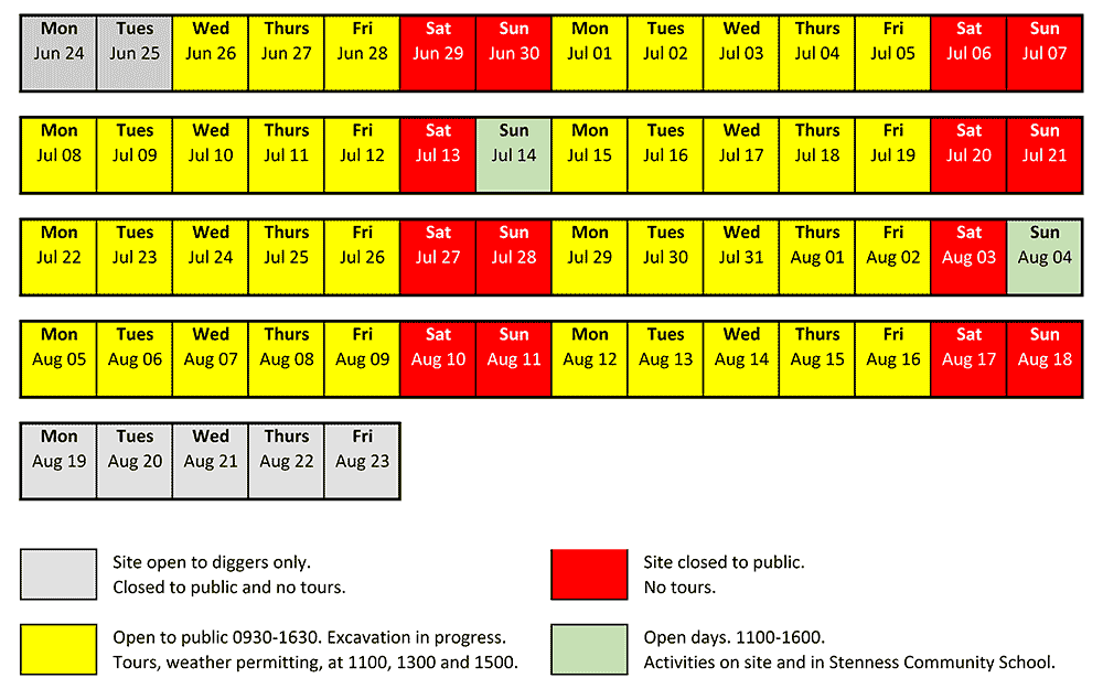 Excavation-Calendar-2024 – The Ness of Brodgar Project