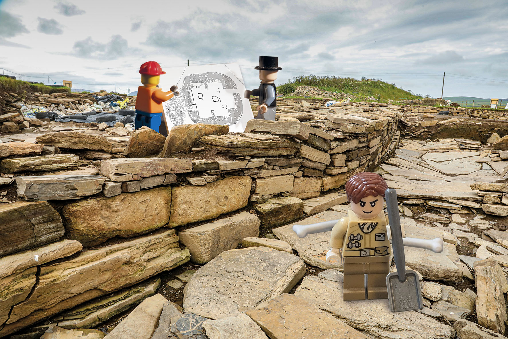 Your chance to rebuild the Ness structures . . . with Lego bricks ...